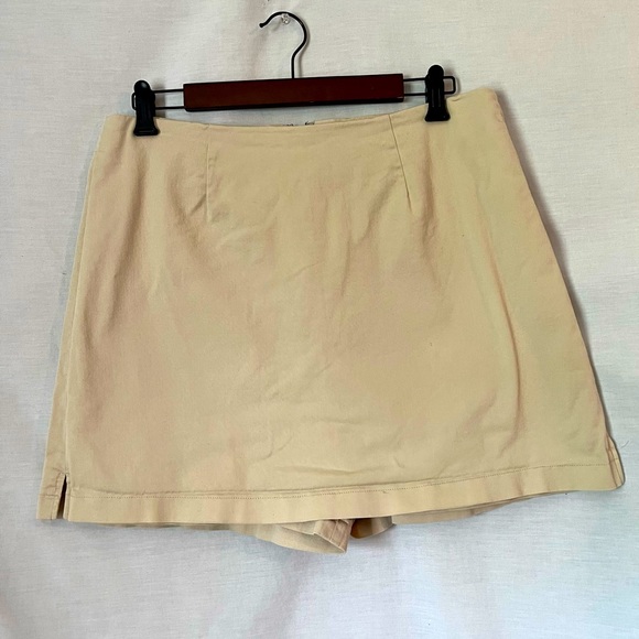 Vintage | Shorts | Vintage 9s Y2k Khaki Skort | Poshmark